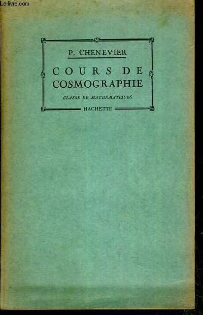 COURS DE COSMOGRAPHIE CLASSE DE MATHEMATIQUES CONFORME AUX NOUVEAUX