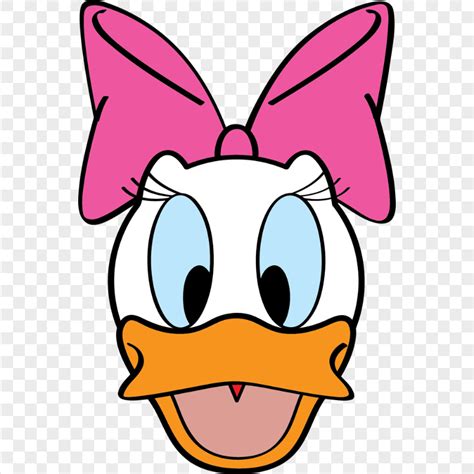 Daisy Duck Face Mickey Mouse Round Logo Png Image Citypng