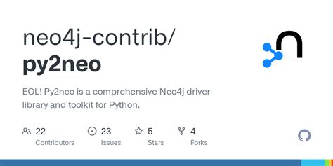 github neo4j contrib py2neo eol py2neo is a comprehensive neo4j driver library and toolkit
