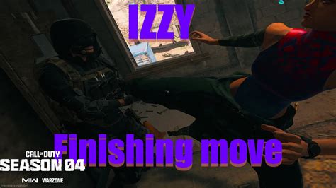 Izzy Finishing Move Call Of Duty Modern Warfare II Warzone YouTube
