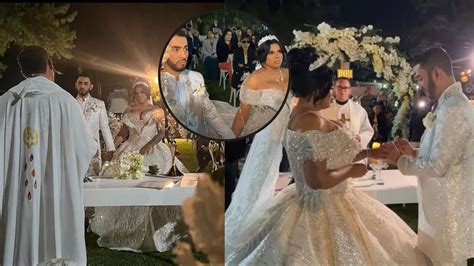Kimberly La más preciosa se casa ante un sacerdote en ceremonia