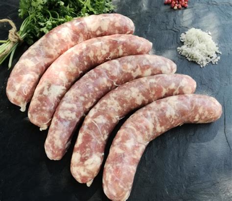 Saucisses fraiches 100 Naturelles Le Petit Marché d Auvergne