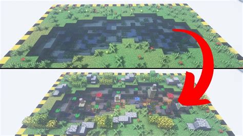 Como Fazer Rios E Lagos Decorados Minecraft Tutorial YouTube