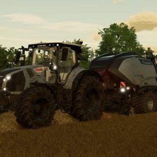 Krone BigPack 1290 HDP VC StrawHarvest Addon V1 1 FS22 Mod Farming
