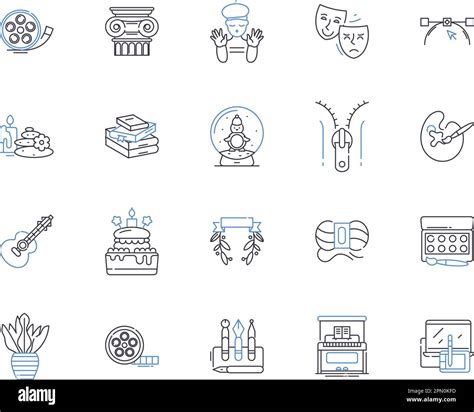 Design Thinking Outline Icons Collection Design Thinking Creativity