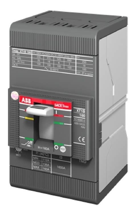 Interruptor Termomagnético Tmax Abb Xt1c 160 Tmd 80 800 3p Meses sin