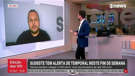 Sudeste Tem Alerta Para Chuva Volumosa Neste Fim De Semana Cai O Risco