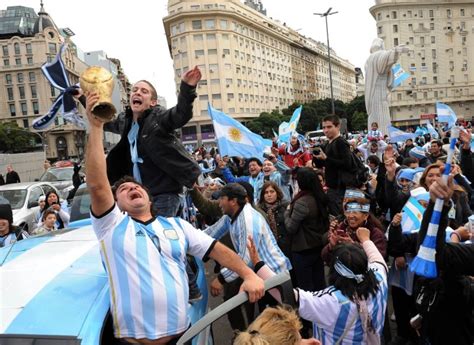 Los festejos por el triunfo argentino se sintieron en todo el país