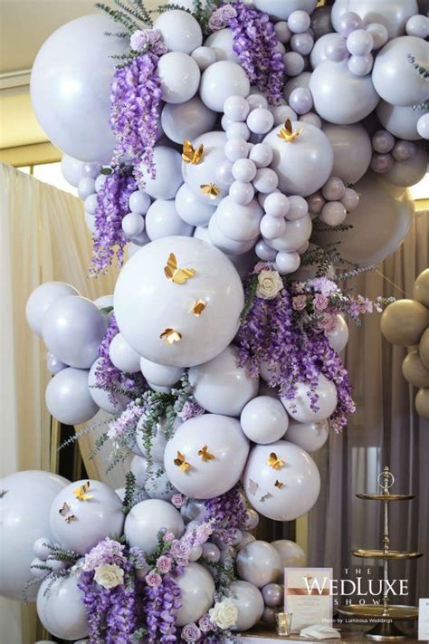 Decoraciones De Fiesta En Tonos Lilas O Violetas Todo Bonito