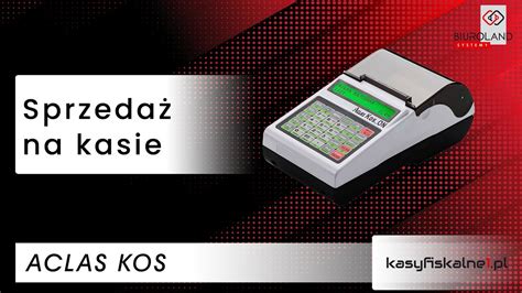 Sprzeda Na Kasie Fiskalnej Aclas Kos Online Youtube