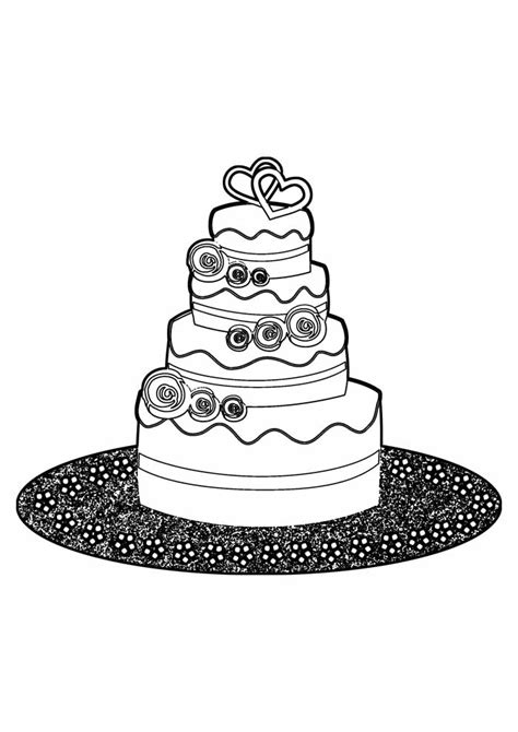 Desenhos De Bolo De Anivers Rio Para Colorir E Imprimir Online