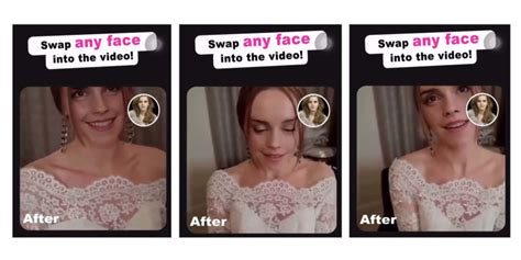 Des Publicit S Deepfake Sexuelles Utilisant Le Visage D Emma Watson Ont