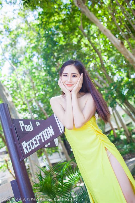 高挑美女SISY思4套清新服饰 爱蜜社IMiss Vol 041 写真集 微图坊