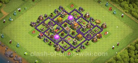 Base Th With Link Hybrid Anti Dragon Town Hall Level Base