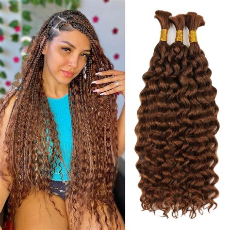 Amazon Trekci Human Braiding Hair Water Wave Bulk Human Hair