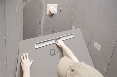 Poser un receveur de douche à carreler Qboard Liquid Styles de Bain