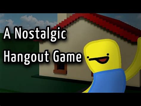 A Perfectly Normal Nostalgic Hangout Game On Roblox YouTube