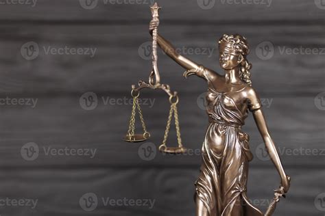 The Statue Of Justice Lady Justice Or Justitia The Roman Goddess Of