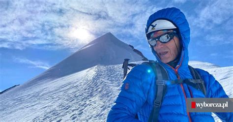 Góry Dariusz Tęcza 60 latek z Jedliny Zdroju chce zdobyć szczyt w