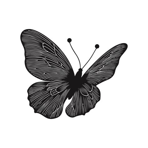 Mariposa De Capa De Luto Gratuita SVG Archivo Vectorial SVG En Blanco