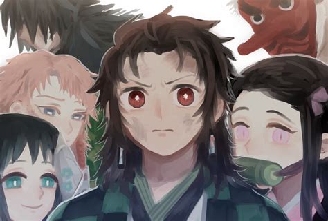 Giyuu Tomioka Inosuke Hashibira Nezuko Kamado Kanao Tsuyuri