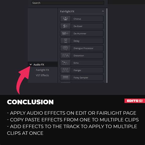 Adding Audio Effects In Davinci Resolve A Step By Step Guide