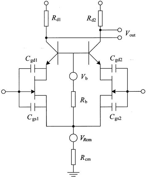 Differential Amplifier Based On A Common Source Cascode Input Stage