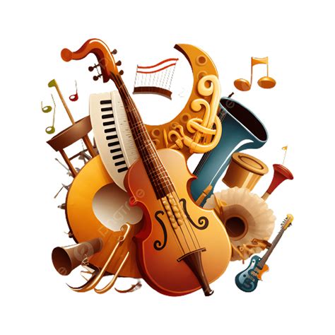 Note De Musique De Guitare Illustration De Dessin Animé Dinstrument De