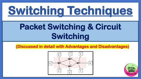 packet switching vs circuit switching