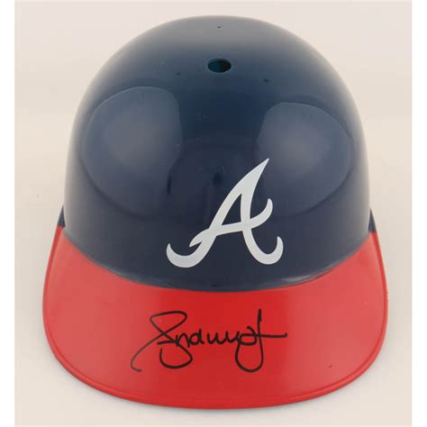Andruw Jones Signed Braves Full Size Batting Helmet Schwartz Sports