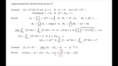 approximation of p summable functions youtube