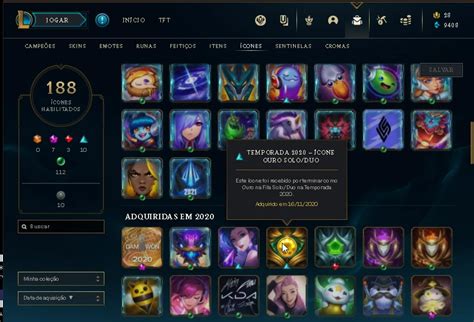 Conta Lol Prata 3 Full Acesso Passe Tinta Sombria League Of