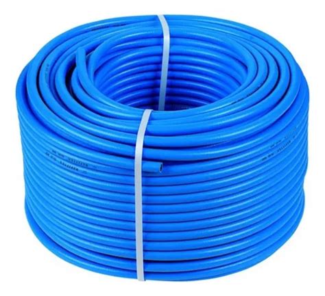 Manguera Aire Tubing Neumatica Poliuretano 6mm X 100 M Azul Cuotas