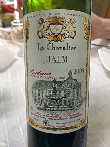 Vignobles Lalande Moreau Le Chevalier Halm Bordeaux Vivino US