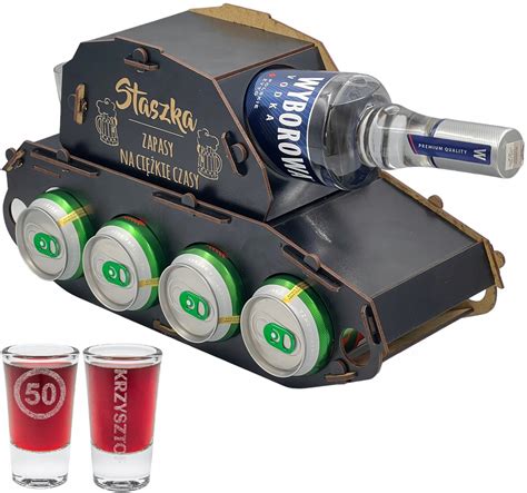 Prezent na Dzień Ojca CZOŁG na PIWO WÓDKE alkoho PREZENT DLA TATY