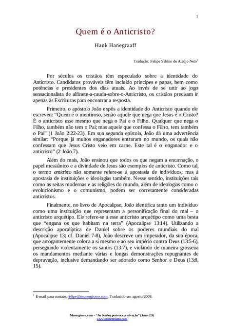 PDF Quem é o Anticristo DOKUMEN TIPS
