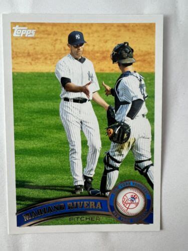 2011 Topps Chrome 42 Mariano Rivera New York Yankees HOF Mr
