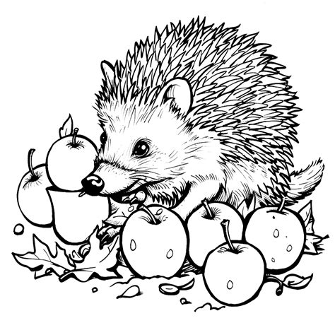 Igel Malvorlage Ausmalbild Kostenlos Herunterladen
