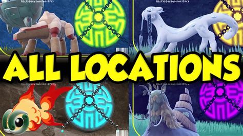 ALL LEGENDARY POKEMON LOCATIONS Best Pokemon Scarlet And Violet