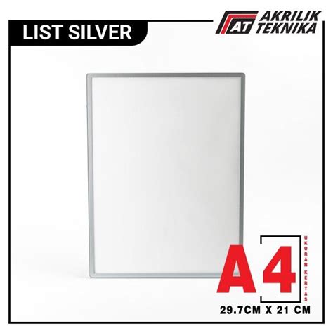 Jual Frame Bingkai Display Poster Led Lampu Akrilik Slim Light
