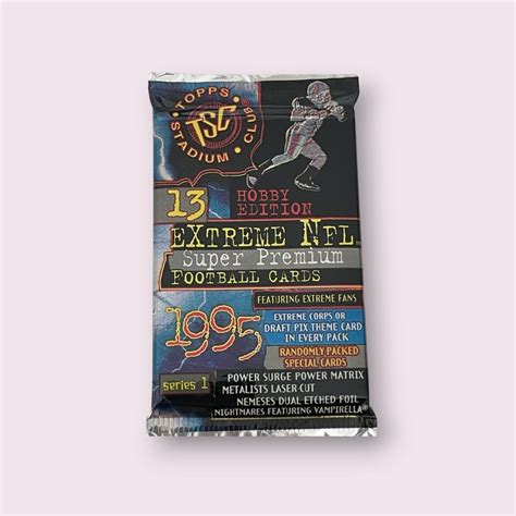 1995 Topps Stadium Club Football Series 1 Pack