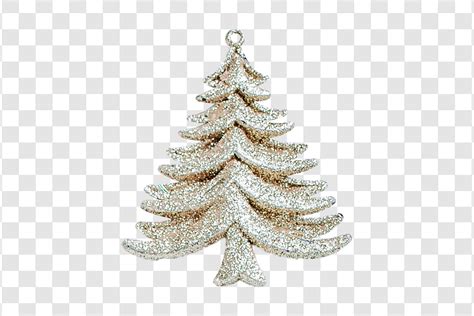 4167 Silver Christmas Tree Isolated Graphic By Kzara Visual Creative