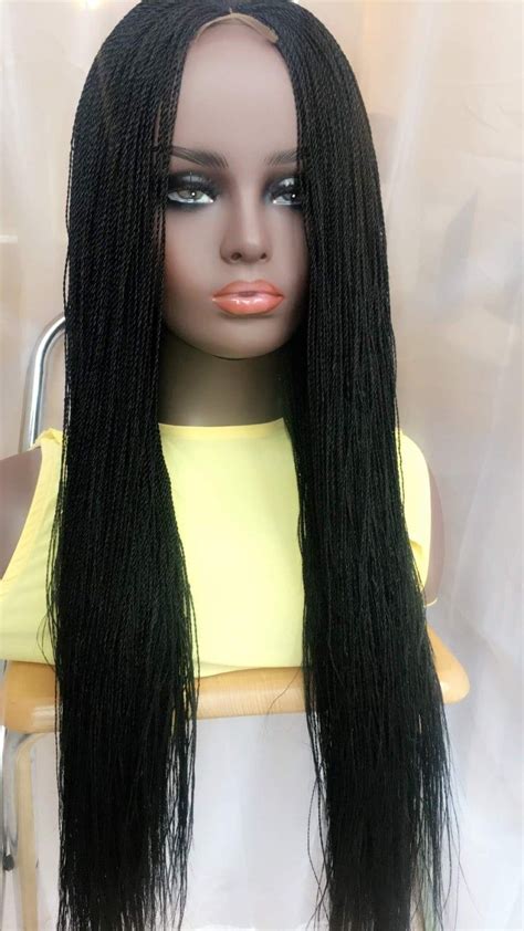 Ready To Shipbraided Wig Hand Made Braided Lace Twists Braid Etsy