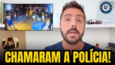 PAU QUEBROU JOGADORES DE CRUZEIRO E BOCA BRIGAM NA SAIDA DE CAMPO