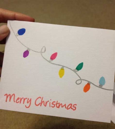 Easy Homemade Christmas Card Ideas
