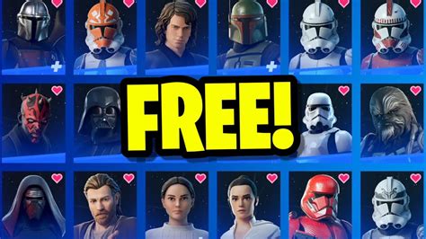 How To Get Any Star Wars Skin For FREE In Fortnite YouTube