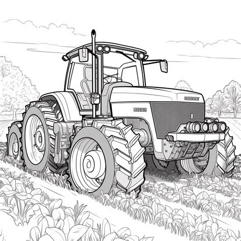 Traktor Ausmalbild Kostenlos Herunterladen