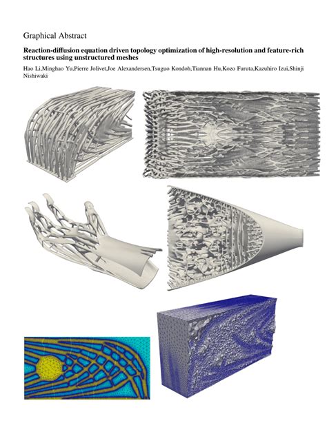 pdf reaction diffusion equation driven topology optimization of high resolution and feature