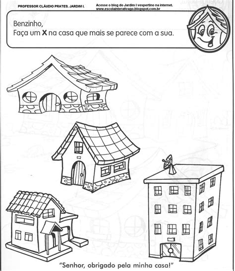 Educação Infantil Tipos de Moradia