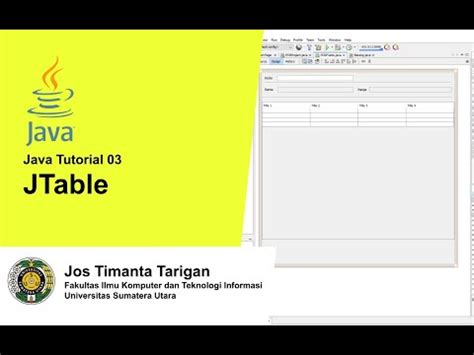 Java 03 JTable YouTube